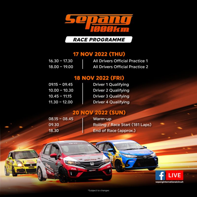 77 LINE-UPS OF ENDURANCE CARS, FREE ENTRANCE TO THE MAIN GRANDSTAND FOR ...
